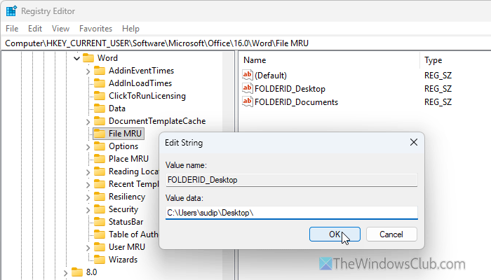 Recent and pinned items missing in Word, Excel, PowerPoint