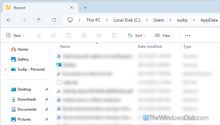 Recent and pinned items missing in Word, Excel, PowerPoint