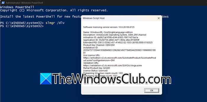 Fix MAK Activation errors and issues in Windows 11/10