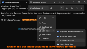 How to open and use Command Palette in Windows Terminal