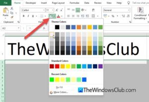 How to grey out unused cells in Excel