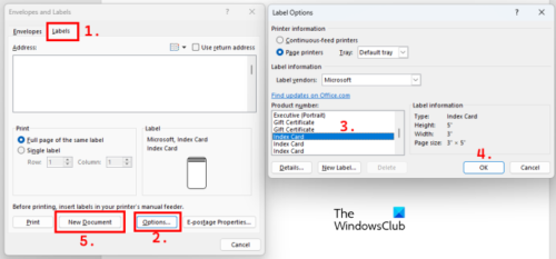 How to make Flashcards on Word