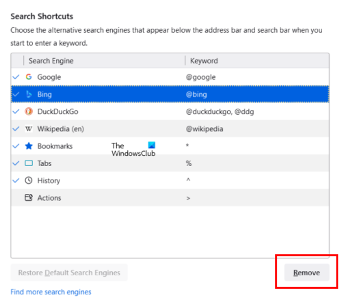 Search engine keeps changing to Yahoo or Bing