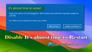 Enable or Disable Windows Update Status tray icon in Windows 11