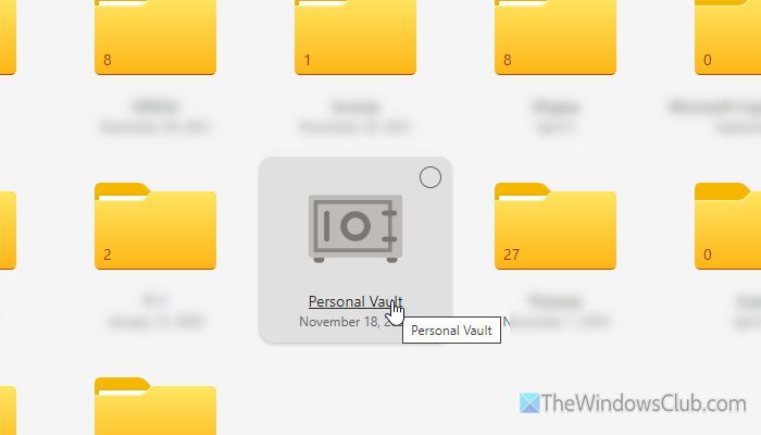 OneDrive Personal Vault suddenly empty