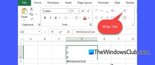 How to write vertically in Excel cell