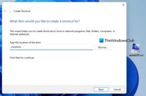 How to open and view System Information panel in Windows 11