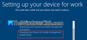 Autopilot.dll WIL error was reported in Windows 11/10