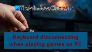 Mouse or Keyboard keep disconnecting and reconnecting in Windows 11