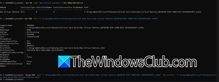 Error occurred while attempting to checkpoint the selected virtual machines