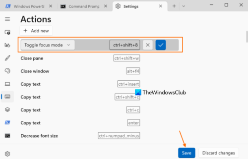 How to enable Focus Mode in Windows Terminal