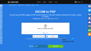 How to convert DICOM to PDF on Windows 11/10