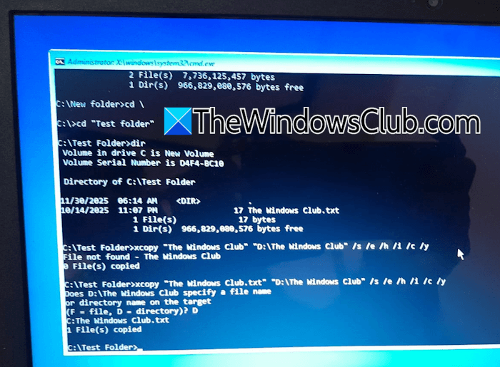 Recover data from an unbootable hard drive in Windows 11