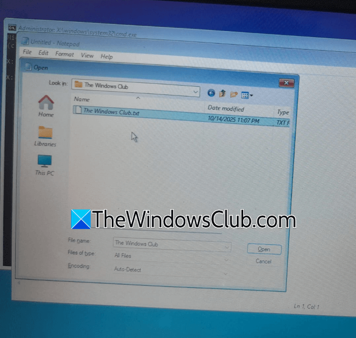Recover data from an unbootable hard drive in Windows 11