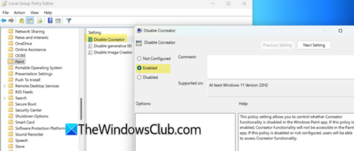 How to disable AI in Windows 11