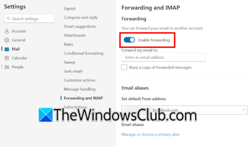 How to automatically Forward Email in Outlook