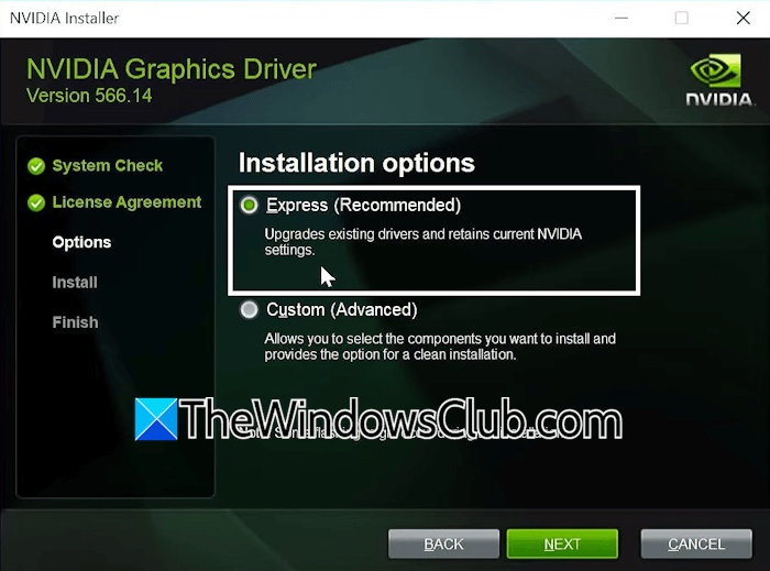 How to clean install NVIDIA Graphics Driver in Windows 11