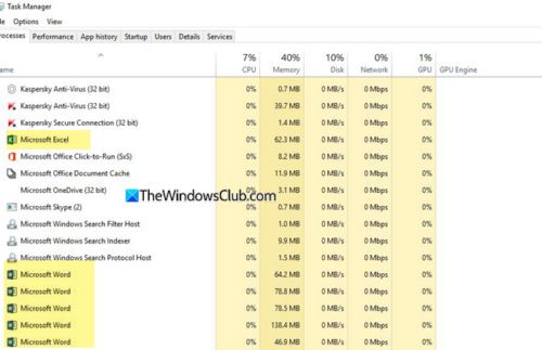 Restart Office to apply changes to privacy settings popping up