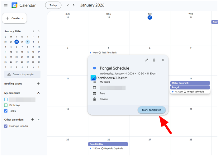 How to schedule Tasks on Google Calendar