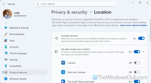 Microsoft Authenticator shows wrong location
