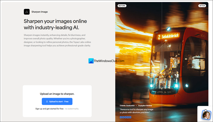How to unblur an image or bring clarity in photos on a Windows PC
