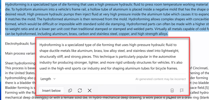 How to use Summarize in Windows 11 Notepad app