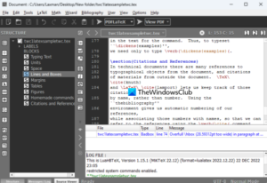 How to convert LaTeX to PDF document in Windows 11/10