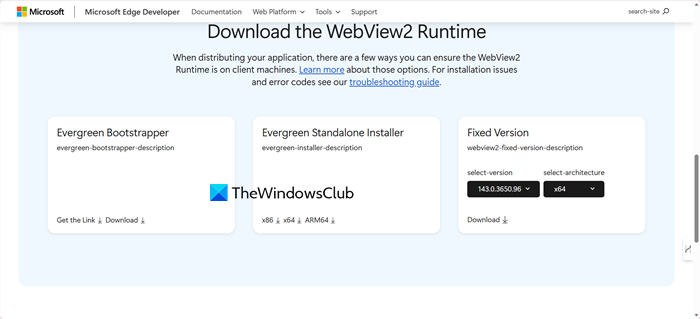We can't find a required component to run Teams