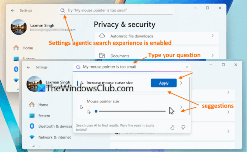 How to enable and use Agent in Settings on Windows 11