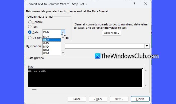 Excel YEAR function not working [Fix]