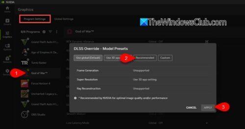 How to enable DLSS 4.5 on supported GPU