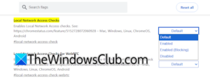 Look for and connect to any device on your local network Chrome