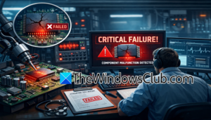 Pre-attestation health checks confirm a critical component has failed