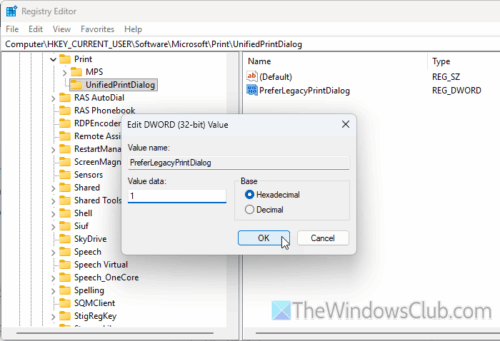 Print to OneNote not working in Windows 11