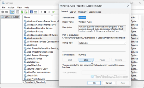 Audio inputs and outputs missing from Device Manager