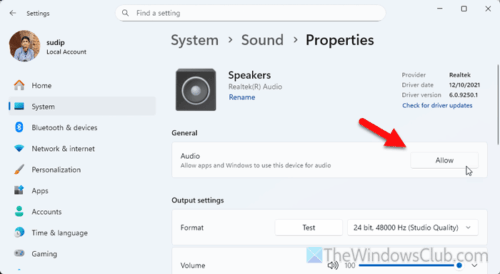 Audio inputs and outputs missing from Device Manager