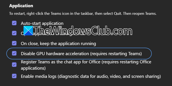 Teams crashes or freezes when turning on Camera