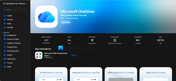 How to access OneDrive backup files or folders