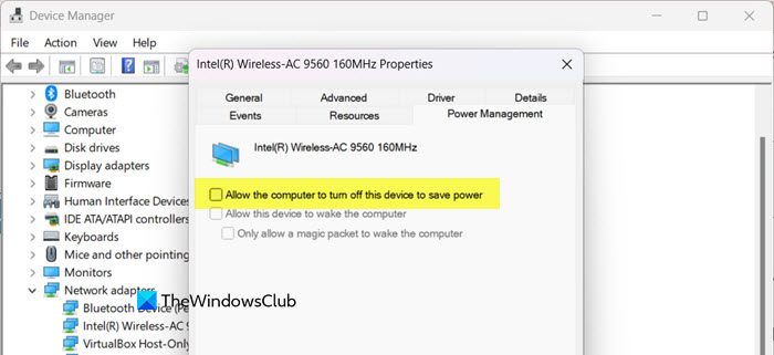 WiFi network adapter isn't waking up or goes missing after Sleep in ...