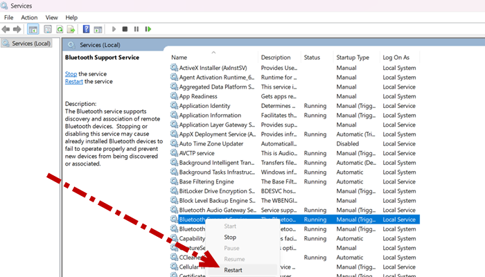 Bluetooth driver missing in Windows 11