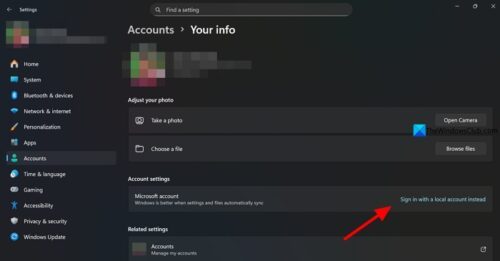 Unable to remove Windows PC from Microsoft Account