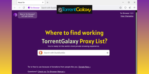 Where to find working TorrentGalaxy Proxy List in 2026?