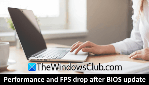Laptop performance and FPS drop after BIOS update