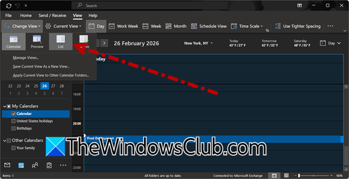 How to delete Calendar items in Outlook