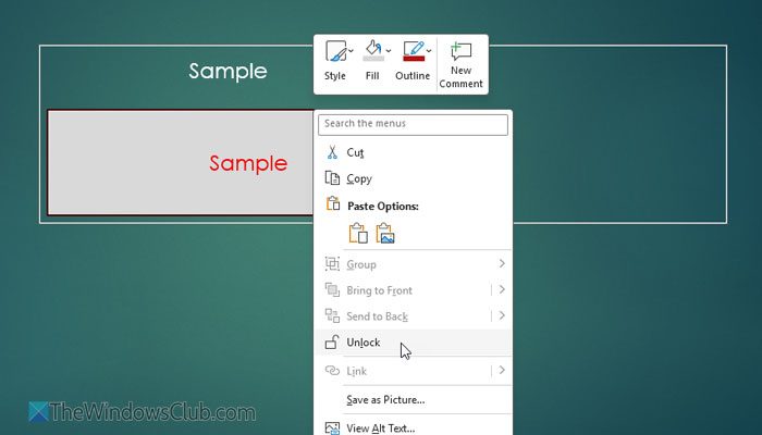 Unable to paste text in Text Box in Word and PowerPoint