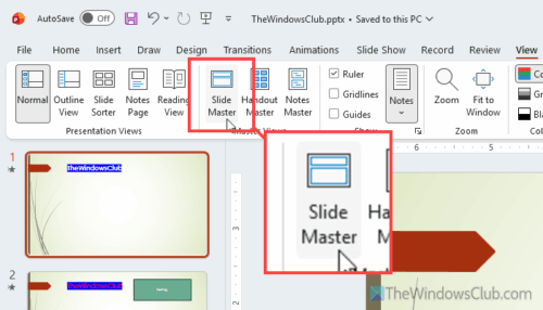 How to apply same Style or Formatting to all Slides in PowerPoint