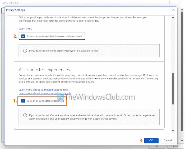 Cannot insert picture in Word, Excel, or PowerPoint