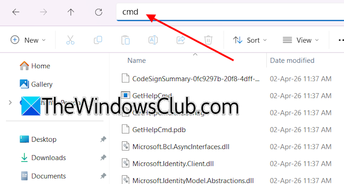 How to use Get Help command-line tool in Windows 11