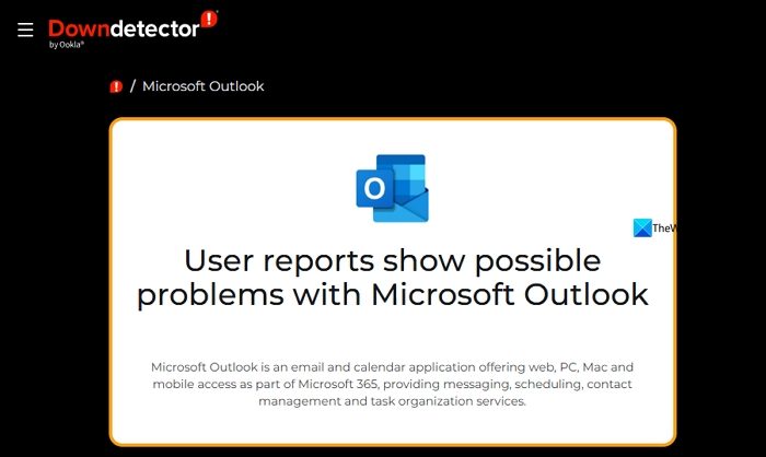 Outlook not working with VPN on Windows PC