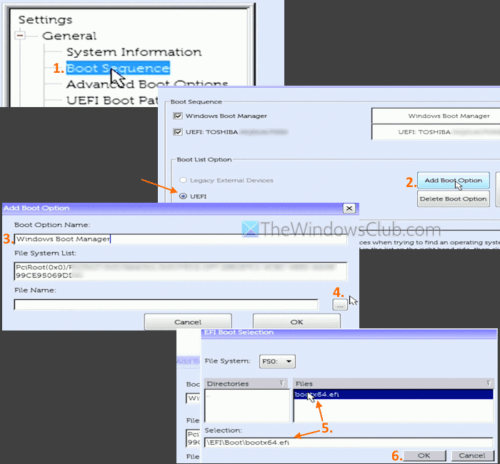 Windows Boot Manager not showing in BIOS in Windows 11